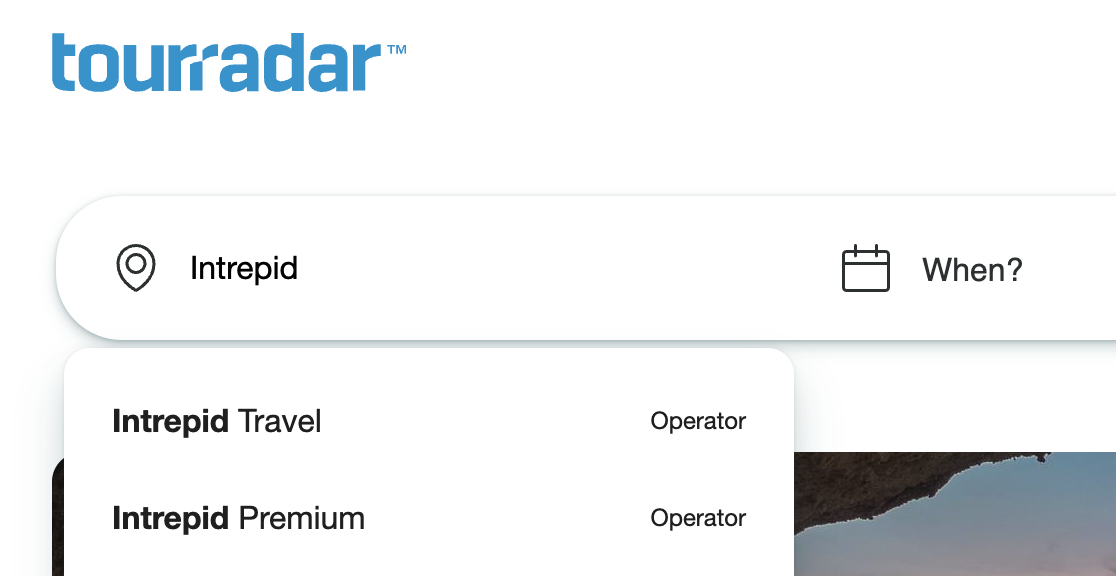 How do I learn about an operator on TourRadar?